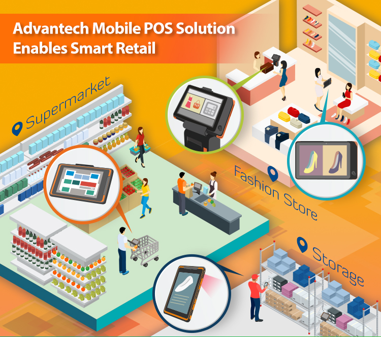 Advantech Mobile Tablet POS Enables Smart Retail